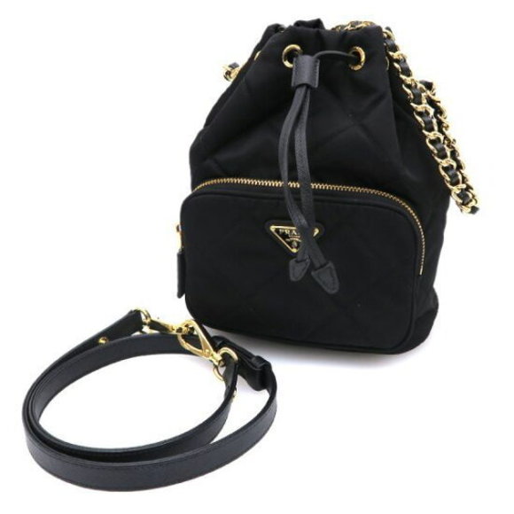 Prada | Bags | Prada Renylon Drawstring Shoulder Bag | Poshmark